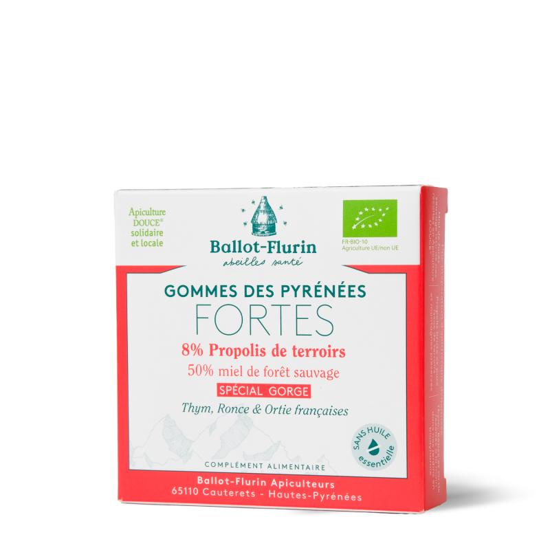 Strong Pyrenean Soft Lozenges -50% honey - 8% propolis