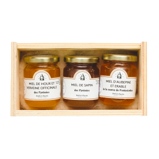 Coffret de miels - Cadeau naturel et bienfaisant